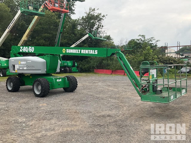 2016 Genie Z80/60 4WD Diesel Articulating Boom Lift in New Castle ...