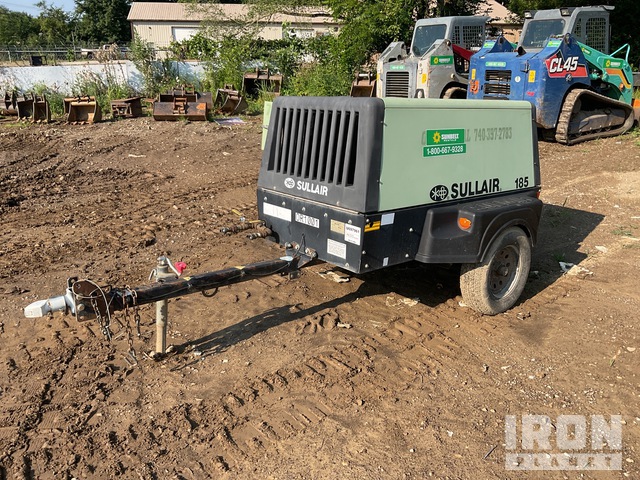 2012 Sullair 185DPQ 185 cfm Mobile Air Compressor in Mount Vernon, Ohio ...