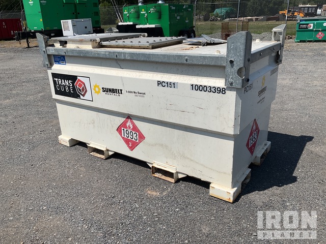 2018 Western Trans Cube 20TCG-GLB 2091 L Skid Mounted Steel Diesel Fuel ...