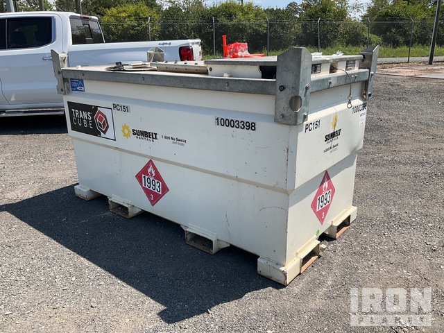 2018 Western Trans Cube 20TCG-GLB 2091 L Skid Mounted Steel Diesel Fuel ...