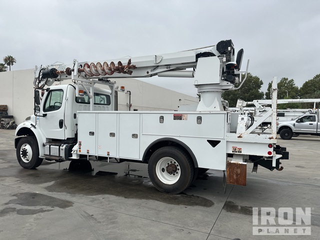 2014 Altec DC47TR on 2015 Freightliner M2 4x4 Digger Derrick Truck in ...