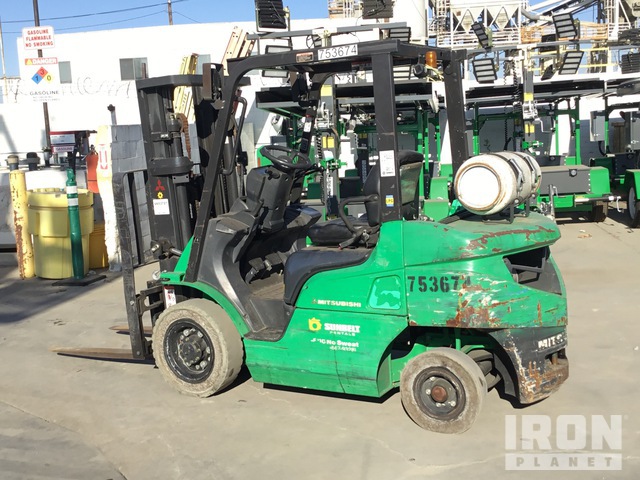 2015 Mitsubishi FG25N 4600 lb Pneumatic Tire Forklift in Chino ...