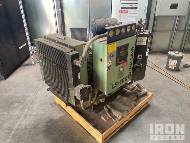 2000 Sullair LS100 Skid-Mounted Electric Air Compressor in Riverside ...