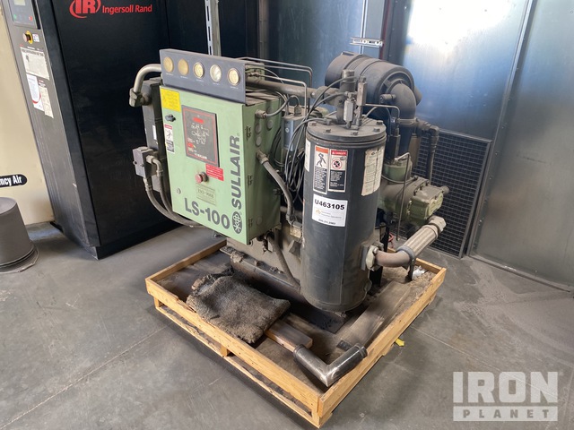 2000 Sullair LS100 Skid-Mounted Electric Air Compressor in Riverside ...