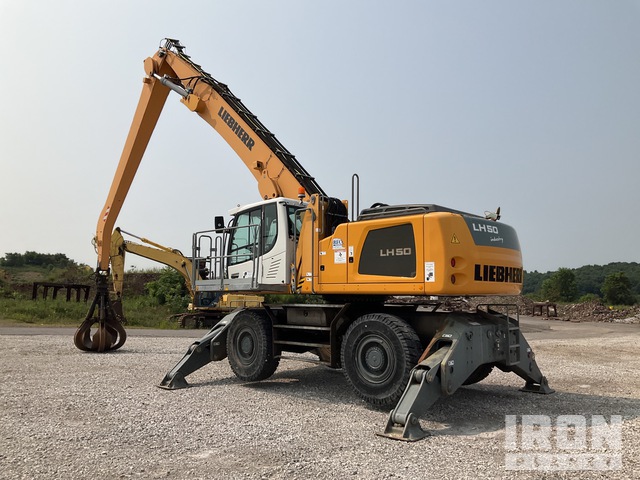 2015 Liebherr LH50M Litronic Wheel Material Handler in Aliquippa ...