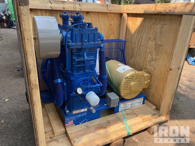 2013 Quincy QR-370 49 cfm Electric Skid Mounted Air Compressor (Unused ...