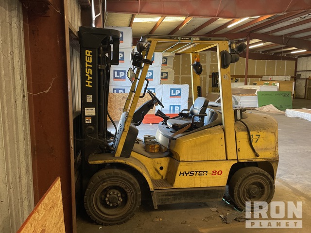 Hyster H80XM 7500 lb Pneumatic Tire Forklift in College Station, Texas ...