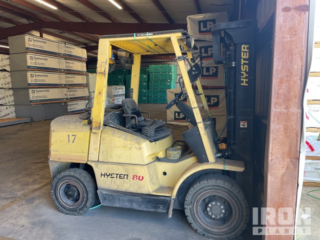 Hyster H80XM 7500 lb Pneumatic Tire Forklift in College Station, Texas ...