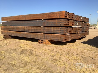 Surplus (81) Nucor Tubular 28' x 6" x 6" A500 Grade B(C) Square ...