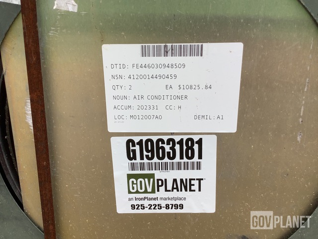 Surplus (2) Keco FDECU-4 Enviromental Control Units in Hooks, Texas ...