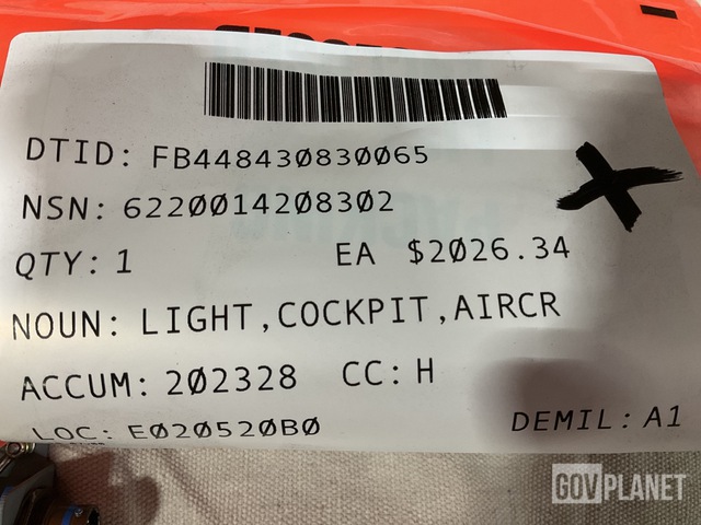 Surplus Bruce Aerospace BA1-0079-001 Aircraft Cockpit Light in ... Surplus Bruce Aerospace BA1-0079-001 Aircraft Cockpit Light in ...