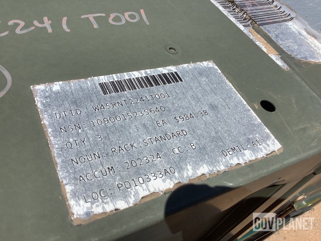 Surplus (3) Spacesaver UWRC4245 Universal Weapons Racks in Red Rock ...