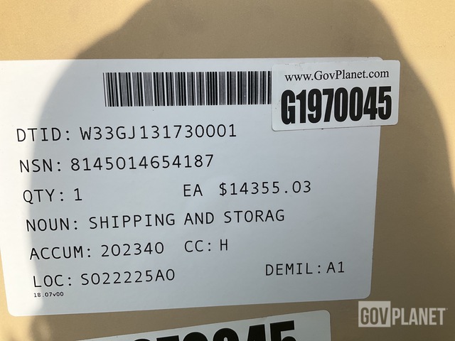 Surplus AAR Mobility Systems ISU 90 Storage Container in Lake Butler ...