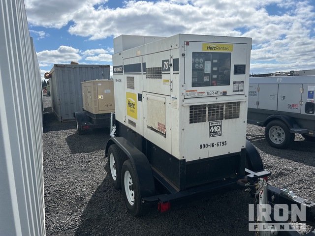 2017 Multiquip DCA-70SSIU4F 70 kVA Mobile Generator Set in Chehalis ...