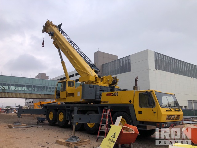 2003 Grove GMK5100 100 ton 10x6x10 All Terrain Crane in Albuquerque ...
