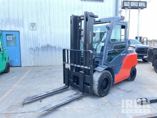 2020 Toyota 8FG45U 10000 lb Pneumatic Tire Forklift in Irving, Texas ...