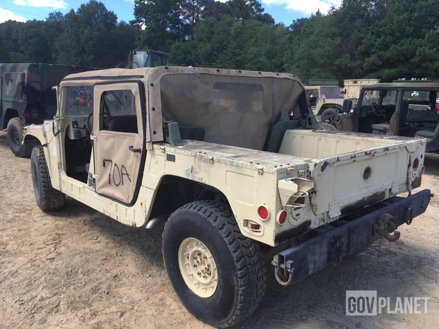 Surplus AM General M1097A2 HMMWV 4 Door Soft Top w/Truck Body in Hooks ...