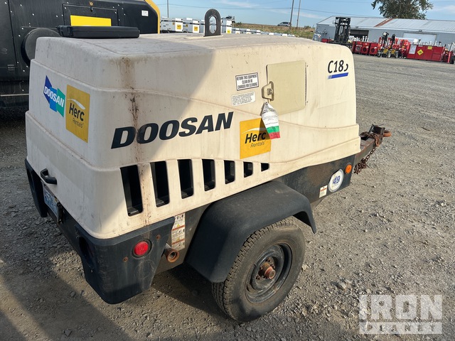 2013 Doosan C185WKU 185 cfm Mobile Air Compressor in Portland, Oregon ...