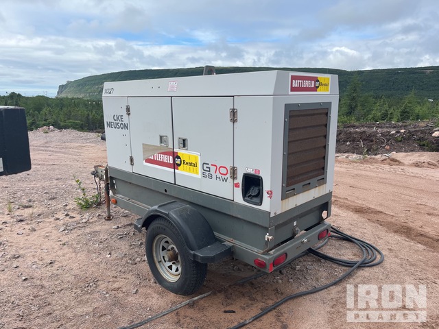 2012 Wacker Neuson G70 70 kVA Mobile Stand-By Generator Set in Forteau ...