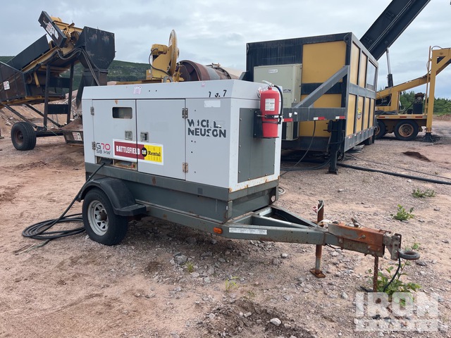 2012 Wacker Neuson G70 70 kVA Mobile Stand-By Generator Set in Forteau ...