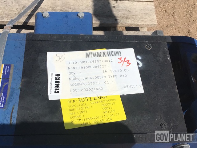 Surplus OTC 5110 10-Ton Hydraulic Jack in Doyle, California, United ...