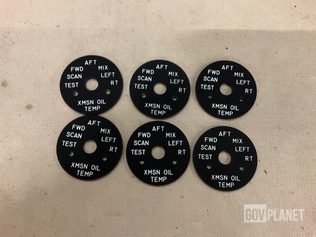 Surplus (6) Simmonds Precision 388322 Oil Temp Dial Scales in North Las ...