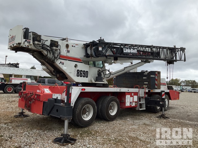 2011 Link-Belt HTC-8690 90 ton 8x4 Hydraulic Truck Crane in ...