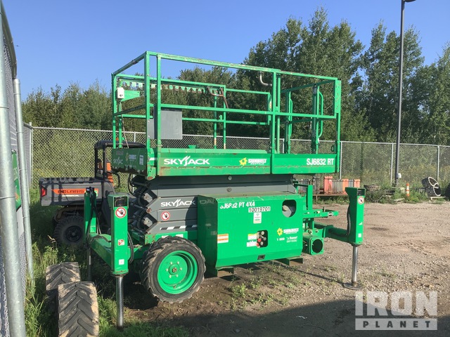 2018 Skyjack SJ 6832RT 4x4 Dual Fuel Scissor Lift in Hermantown ...