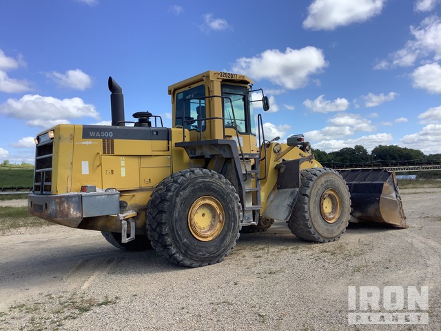 2002 Komatsu WA500-3H Wheel Loader in Sheridan, Illinois, United States ...
