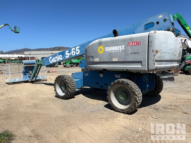 2014 Genie S-65 4WD Diesel Telescopic Boom Lift in South San Francisco ...