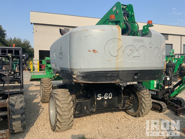 2015 Genie S-60X 4WD Diesel Telescopic Boom Lift in Lewisville, Texas ...