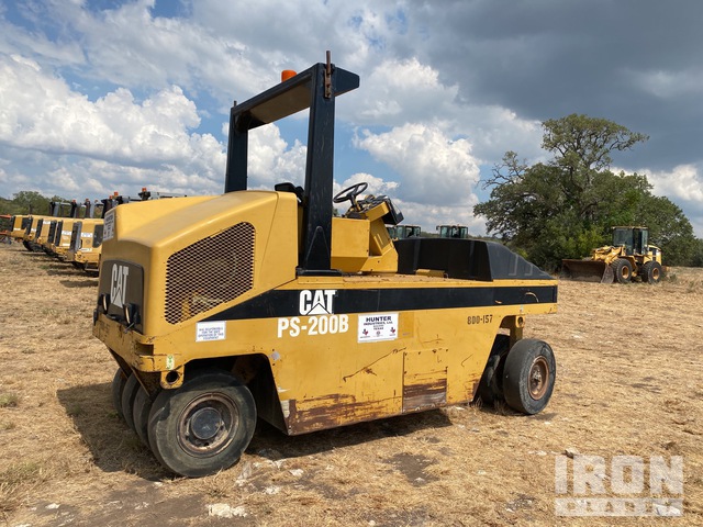 2001 Cat PS-200B 9 Wheel Pneumatic Roller in San Marcos, Texas, United ...
