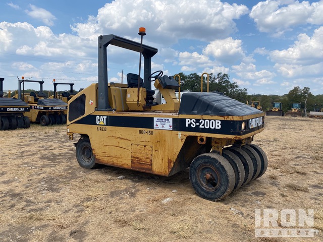 2001 Cat PS-200B 9 Wheel Pneumatic Roller in San Marcos, Texas, United ...