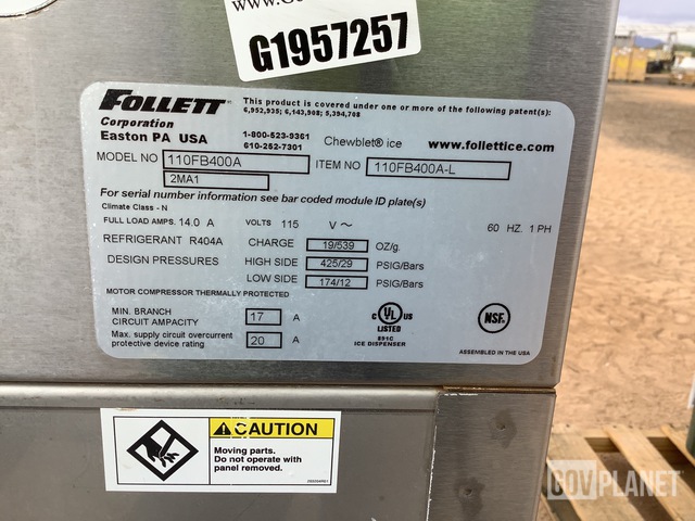 Surplus Follett 110FB400A Ice Dispenser in Red Rock, Arizona, United ...