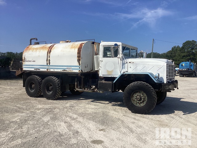 1986 AM General M927 4000 gal 6x6 Water Truck in Charleston, South ...