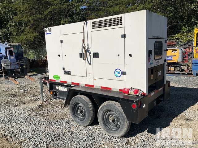 2015 Doosan G70WCU-3A-T4I 56 kW Mobile Generator Set in Upper Marlboro ...