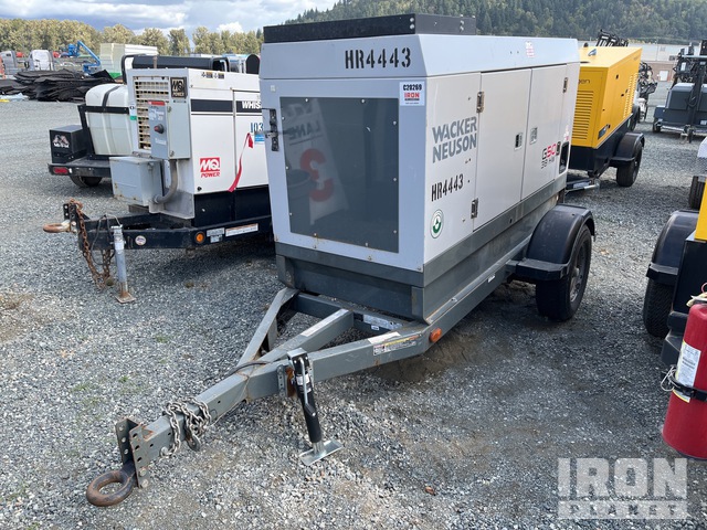 2014 Wacker Neuson G50 38 kW Mobile Generator Set in Chilliwack ...