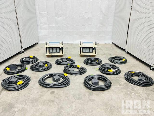 Quantity of (2) LEX 5KW-I Power 30 Amp Distribution Spider Box Assembly ...