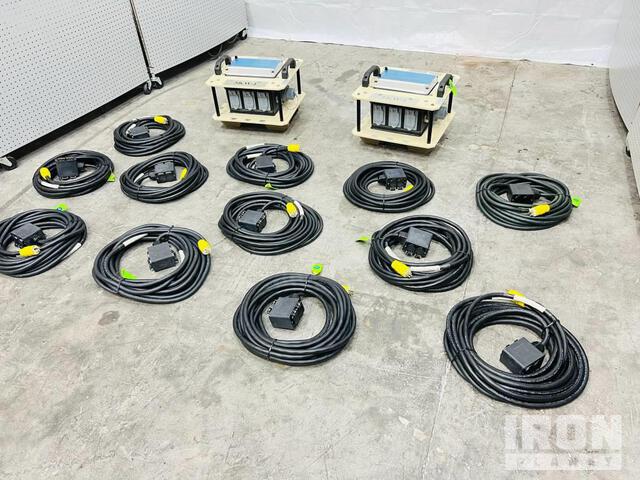 Quantity of (2) LEX 5KW-I Power 30 Amp Distribution Spider Box Assembly ...