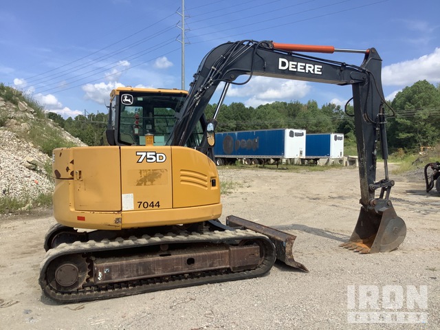 2012 (unverified) John Deere 75D Mini Excavator in Wilson, North ...