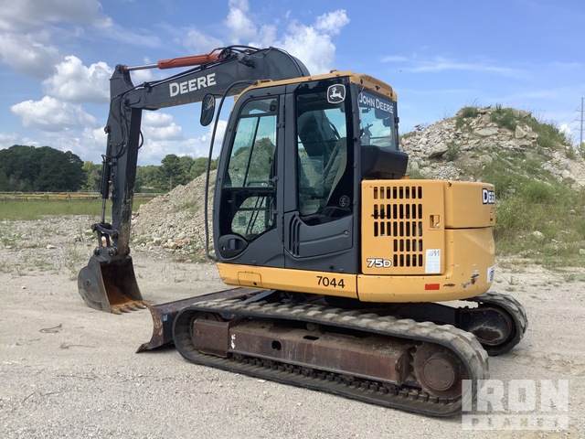 2012 (unverified) John Deere 75D Mini Excavator in Wilson, North ...