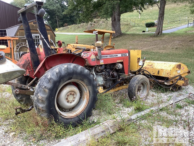 Massey Ferguson 240 Broom Tractor in South Webster, Ohio, United States ...