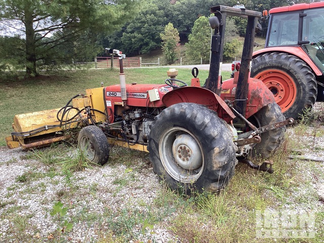 Massey Ferguson 240 Broom Tractor in South Webster, Ohio, United States ...
