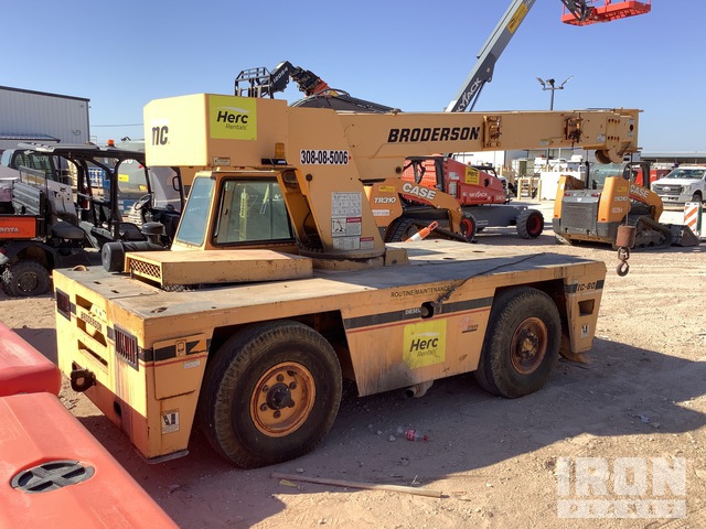 2005 Broderson IC803G 17000 lb 4x2 Carry Deck Crane in MIDLAND, Texas ...