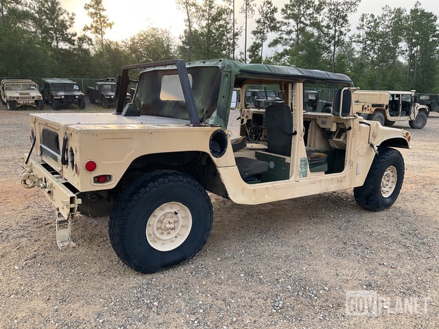 Surplus 1993 AM General M1097 HMMWV 4 Door Soft Top w/Truck Body in ...