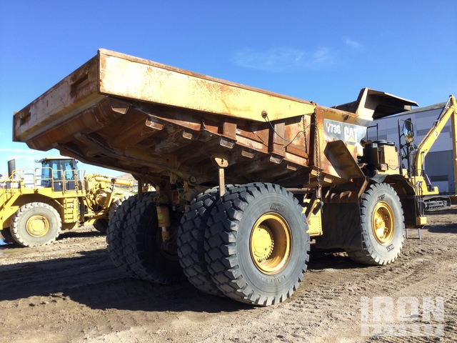 2017 Cat 773G Haul Truck in Pocatello, Idaho, United States (IronPlanet ...