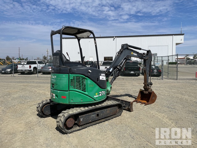 2014 John Deere 27D Mini Excavator in Perris, California, United States ...