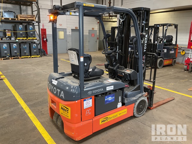 2022 Toyota 8FBE20U 3450 lb Electric Forklift in Charlotte, North ...