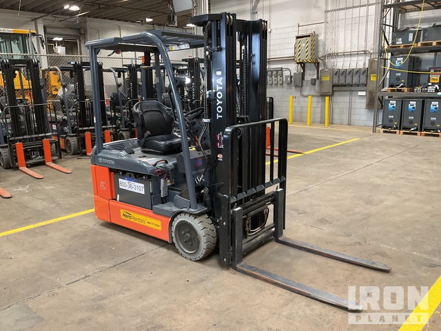2022 Toyota 8FBE20U 3450 lb Electric Forklift in Charlotte, North ...