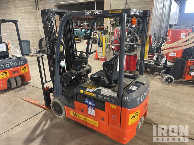 2022 Toyota 8FBE20U 3450 lb Electric Forklift in Chicago, Illinois ...